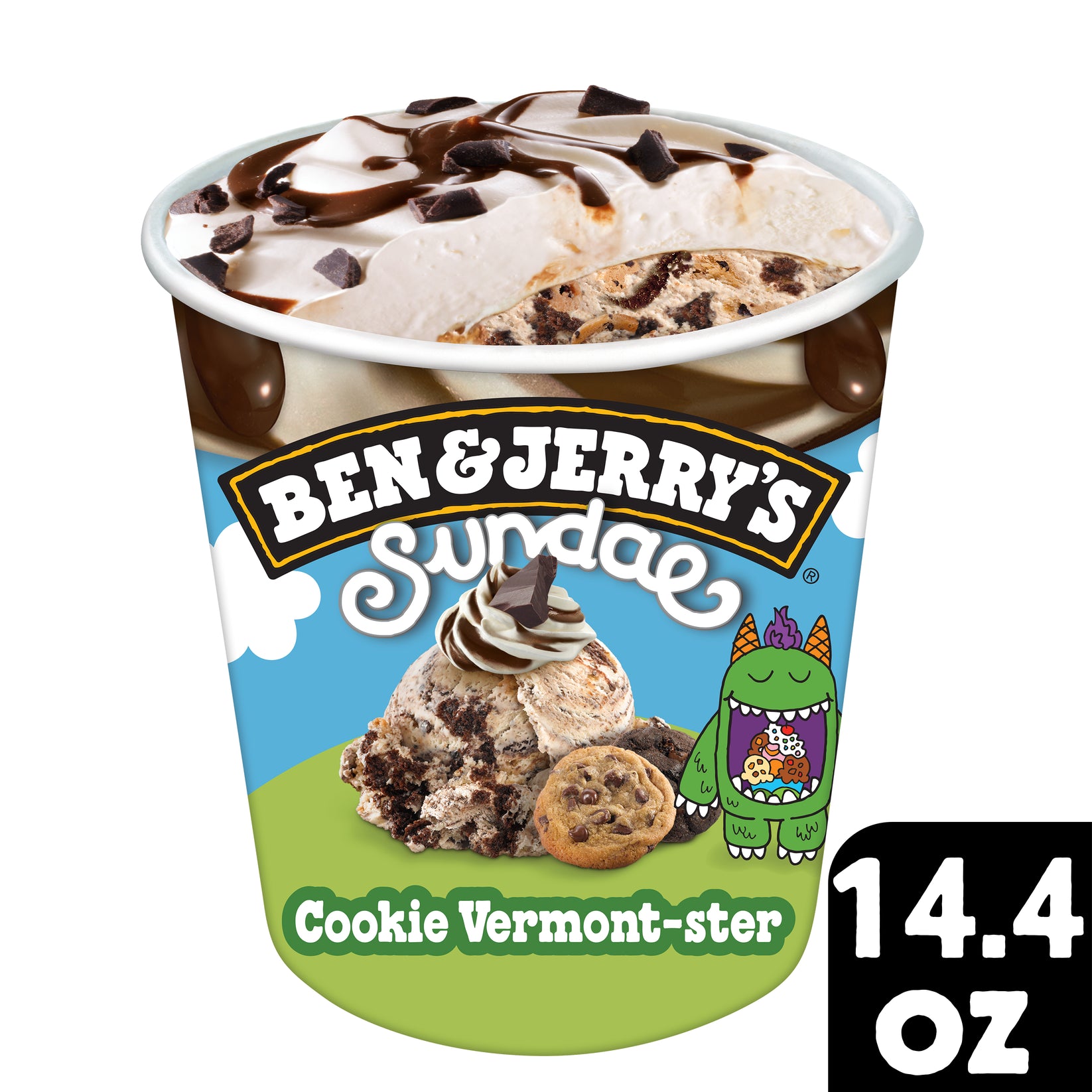 Ben & Jerry's Sundae Cookie Vermon-ster Pint – Ben & Jerry's Delivery